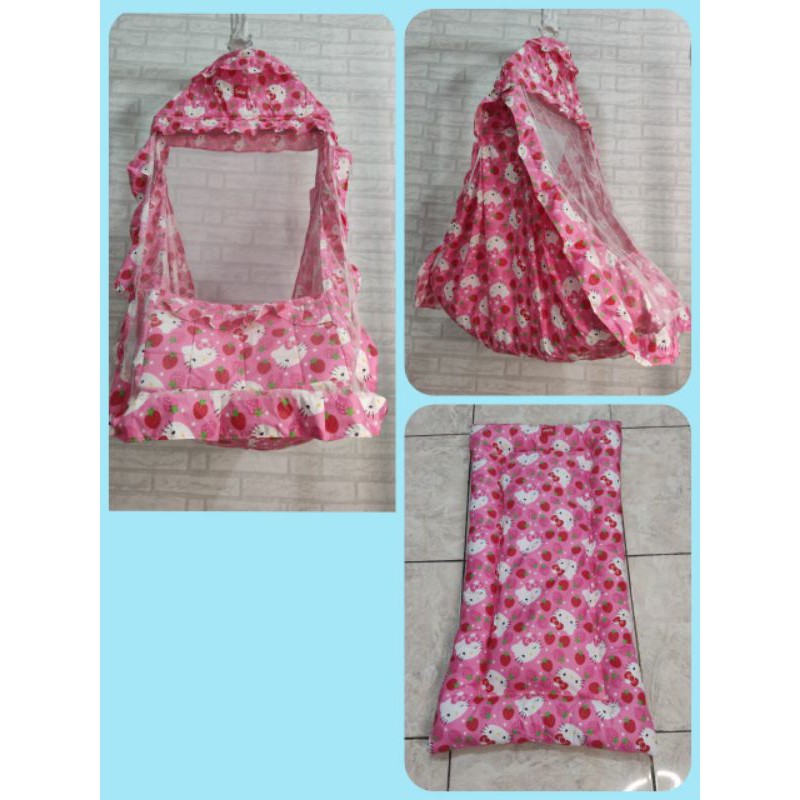 Jual Ayunan Kelambu Set Motif Plus Kasur Ayunan Murah | Shopee Indonesia