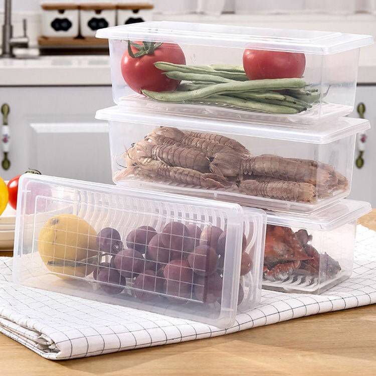 Jual KANA - Kontainer Kulkas Makanan PP Dengan Saringan / Food Storage ...