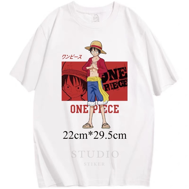 Jual Stikerstudio - Sablon Kaos One Piece Monkey D Luffy Stiker Baju ...