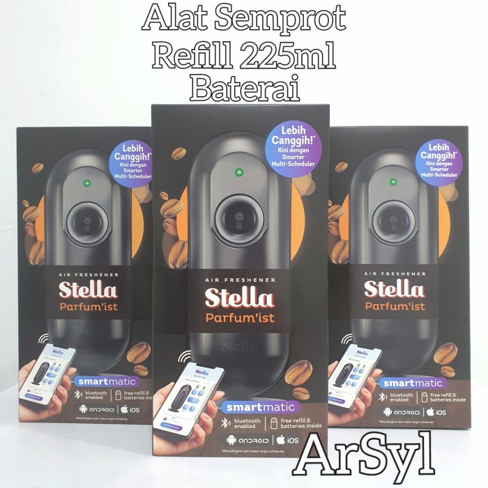 Jual Stella Smart Matic Alat Pengharum Ruangan Otomatis - Caffe Latte ...
