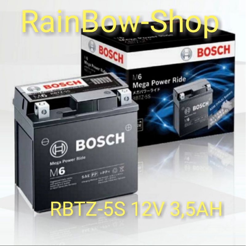 Jual Aki Kering BOSCH RBTZ-5S(3,5A) cocok untuk All BEAT, VARIO Lama ...