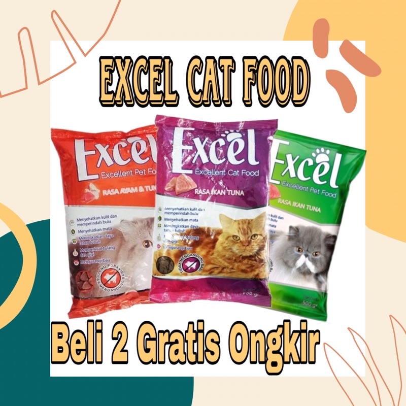 Jual Excel Makanan Kucing Adult Freshpack EXCEL CAT FOOD | Shopee Indonesia
