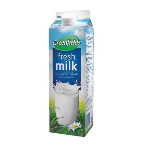 Jual GREENFIELDS FRESH MILK 1 LTR | Shopee Indonesia