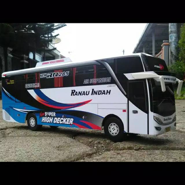 Jual Miniatur Bus bis / mainan bus bis Ranau Indah Jetbus SHD | Shopee ...