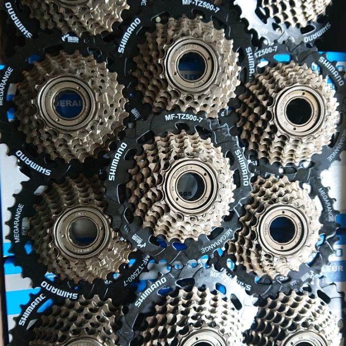 Jual Sprocket freewheel sepeda 7 speed shimano megarange tz500 drat ...