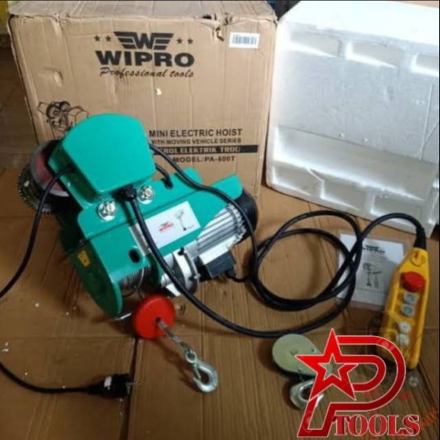 Jual Wipro Electric hoist PA 600 white electric trolley | Shopee Indonesia