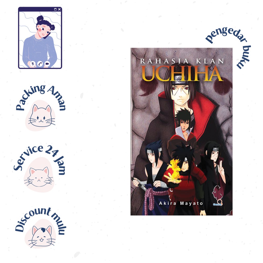 Jual 8.8 SALE - BUKU NARUTO - BUKU RAHASIA KLAN UCHIHA | Shopee Indonesia