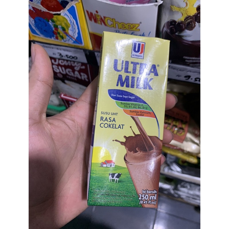 Jual ultramilk plain / coklat 250ml susu uht ultra cokelat | Shopee ...