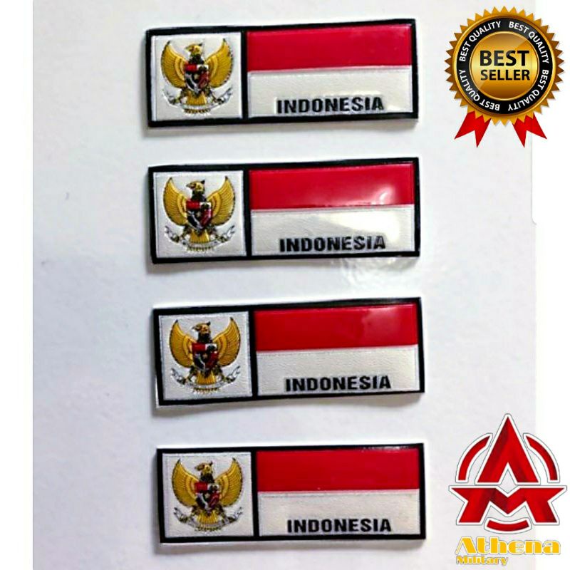 Jual Stiker garuda merah putih | Stiker Plat bendera indonesia| stiker ...