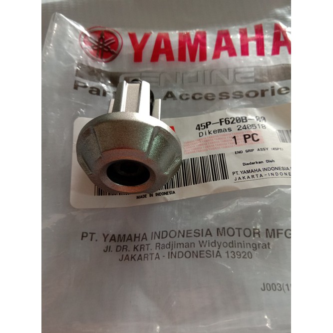 Jual Jalu Stang / End Grip Byson (45P-F620B-00) Asli Yamaha | Shopee ...