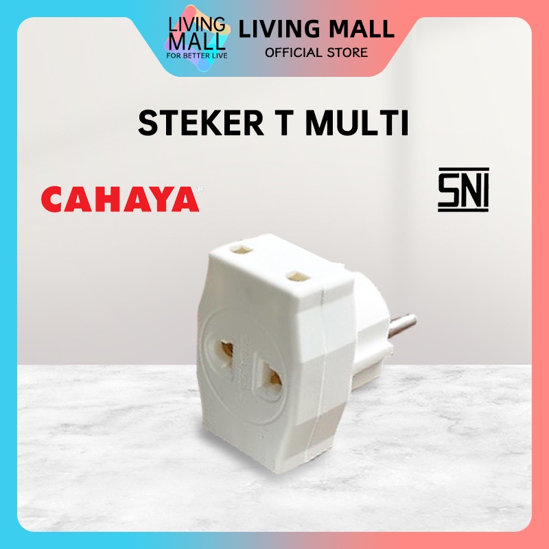 Jual Steker T multi / Colokan Cabang 3 SNI SC-307 | Shopee Indonesia