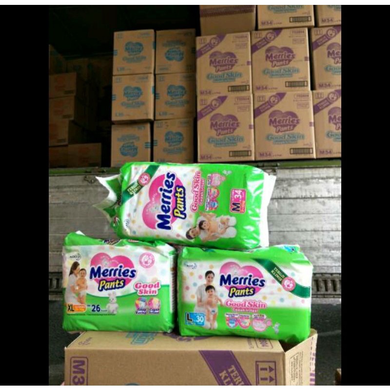 Jual Pempers merries ukuran S M L Xl XXl | Shopee Indonesia