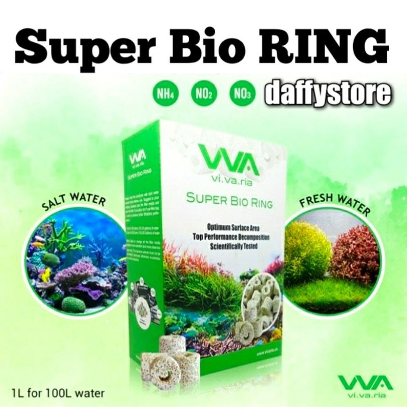 Jual Vivaria Super Bio RING 1L dus pabrik / media filter rumah bakteri ...
