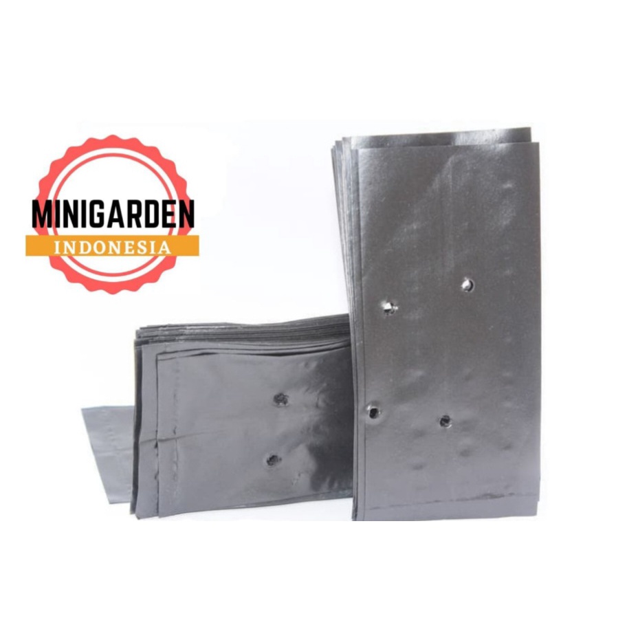 Jual POLYBAG 12x12 cm ECERAN 1 LEMBAR poly bag polibag pot plastik ...