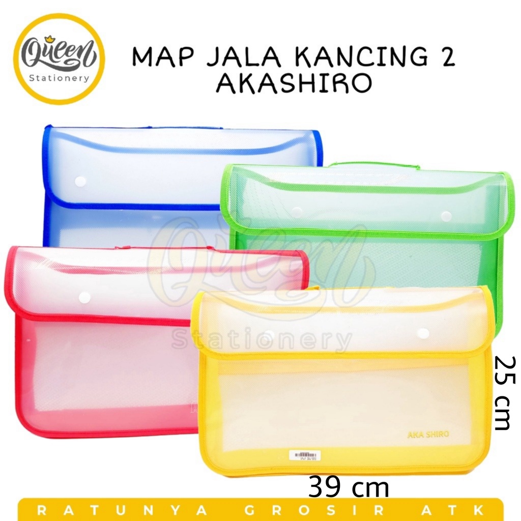 Jual 1 PCS MAP KANCING 2 AKASHIRO / MAP JALA KANCING / TAS DOKUMEN ...
