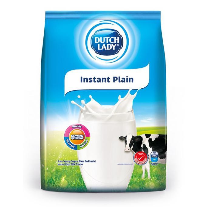 Jual Susu Dutch Lady Instant Plain milk powder 900gr | Shopee Indonesia