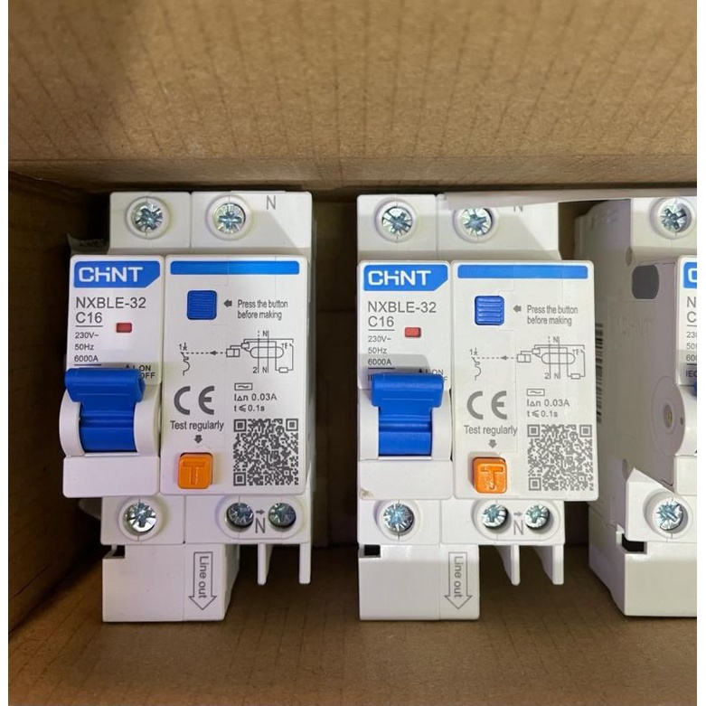 Jual ELCB RCBO CHINT NXBLE-63 1P+N 6A/10A/16A/20A 30mA ORIGINAL | Shopee Indonesia