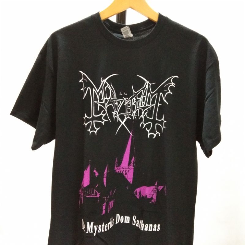 Jual Kaos Band Mayhem - De Mysteriis Dom Sathanas Official Merchandise ...