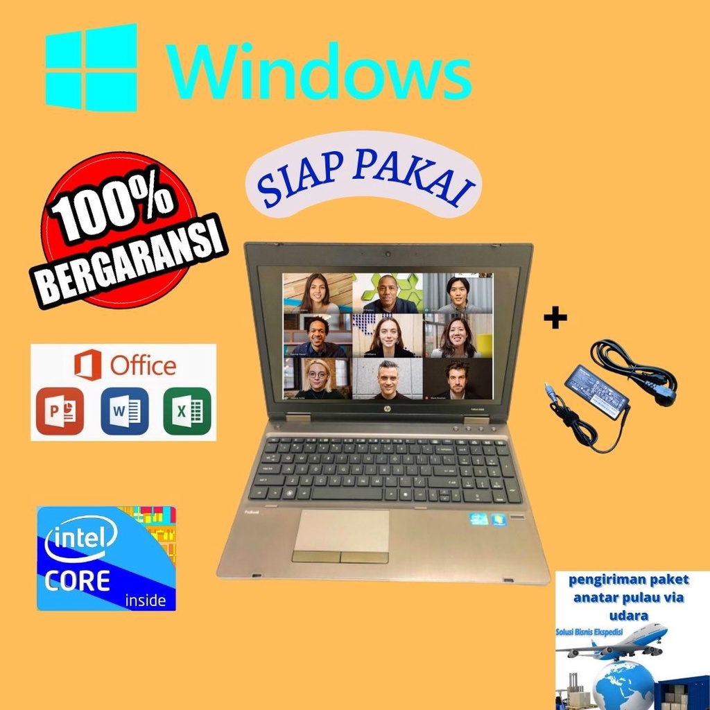 Jual LAPTOP HP INTEL CORE i5 GEN2 RAM 8/4 WINDOWS10 SSD/HDD SIAP PAKAI BERGARANSI BERKUALITAS ...