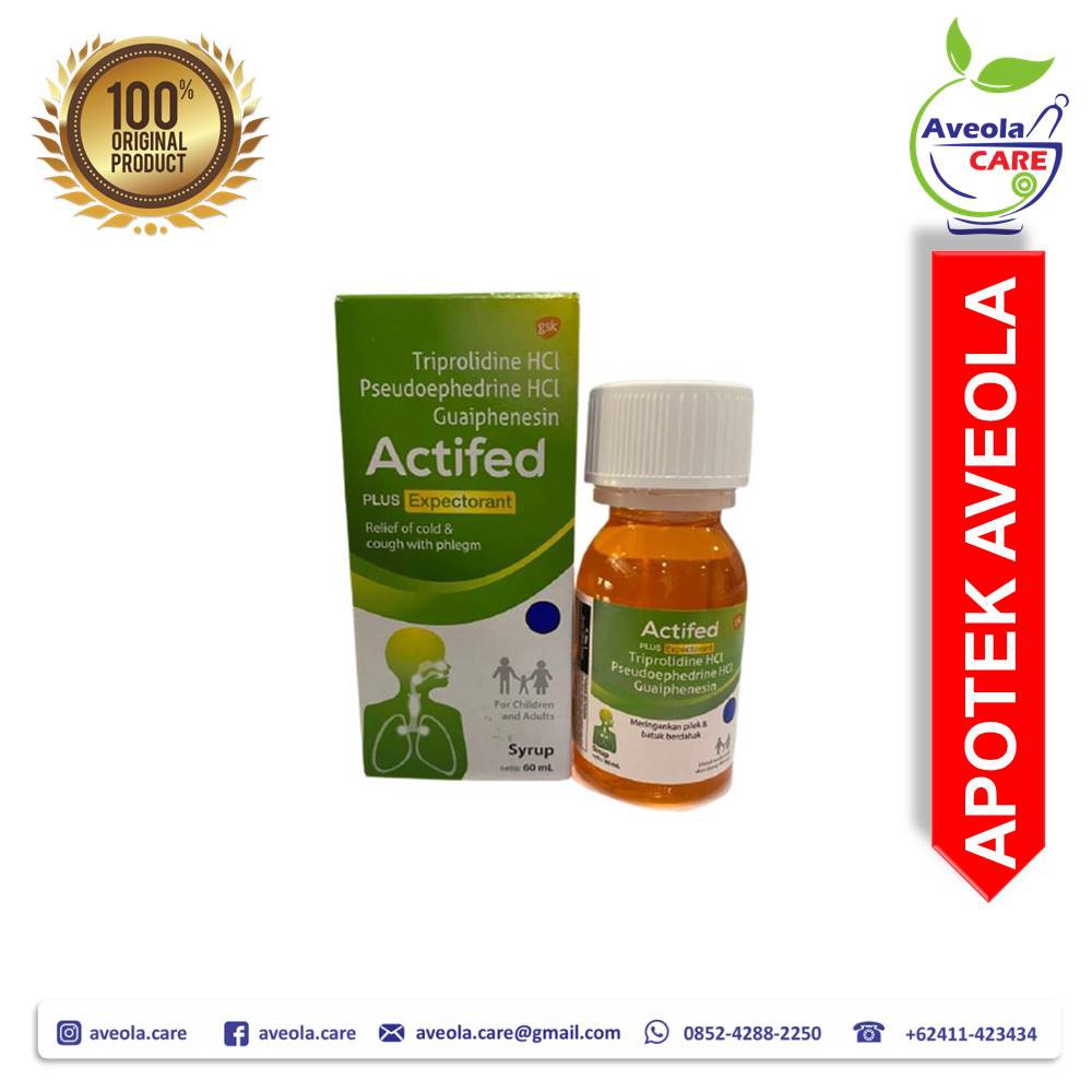 Jual Actifed Plus Expectorant sirup 60 ml (Hijau) | Shopee Indonesia
