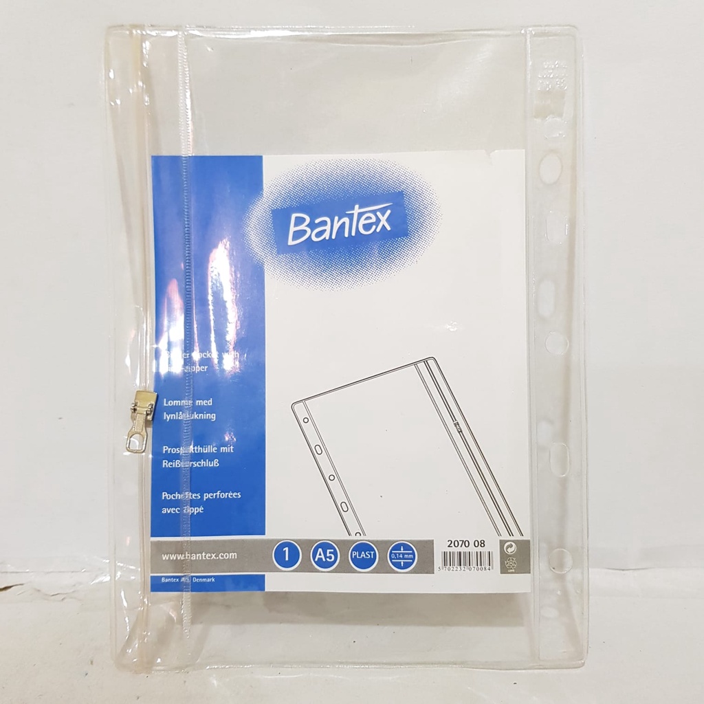 Jual Bantex Zipper Pocket A5 2070 08 Bahan Tebal + Anti Air/Map Data ...