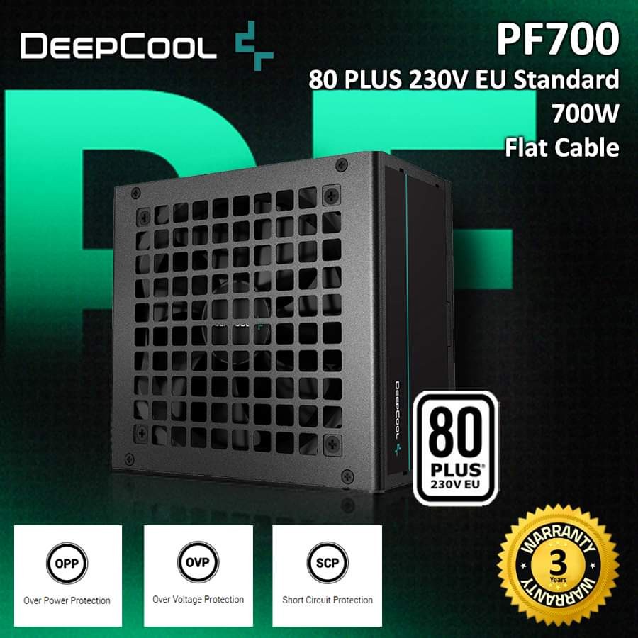 Jual Deepcool PF700 PSU ATX Power Supply Real 700 Watt 80 PLUS DP-BZ ...
