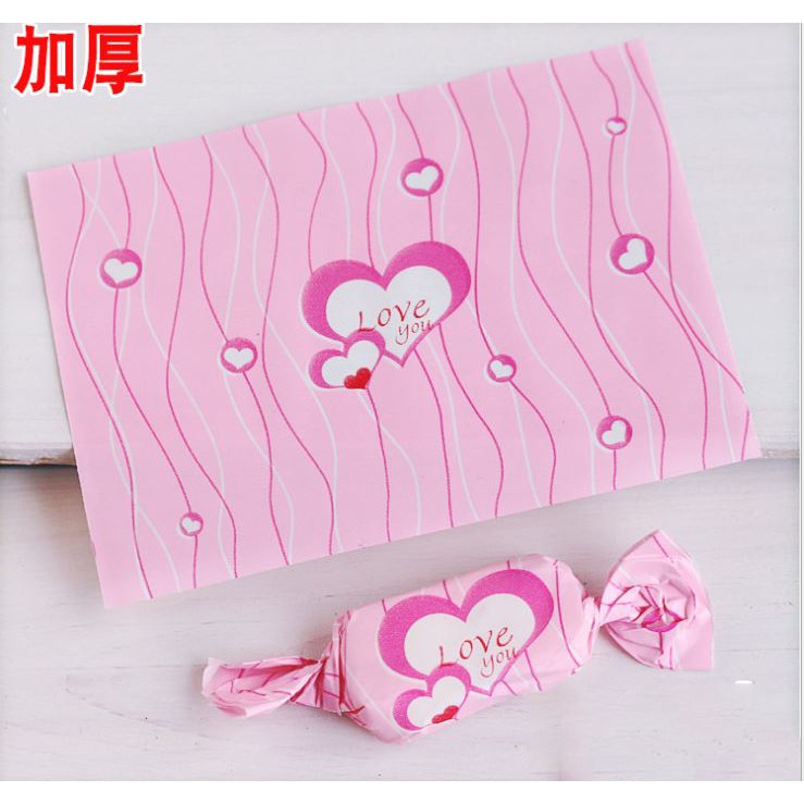 Jual KERTAS BUNGKUS PERMEN/ COKLAT/ NOUGAT - LOVE YOU | Shopee Indonesia