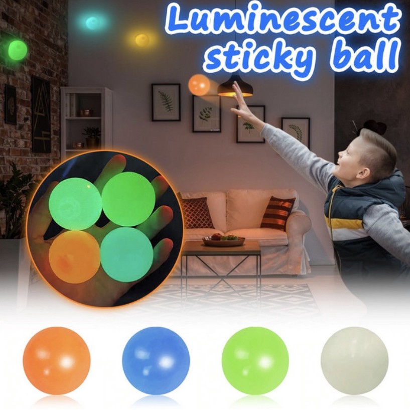 Jual Luminous ball / Sticky ball / Mainan Penghilang Stres | Shopee ...