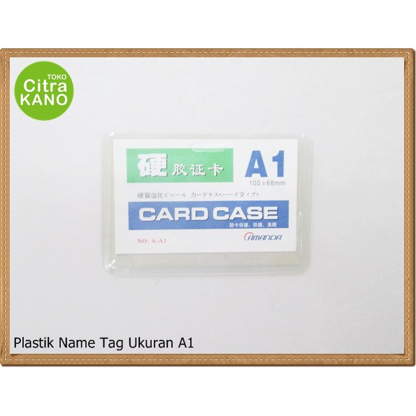 Jual PLASTIK NAME TAG A1 A2 A3 | Shopee Indonesia