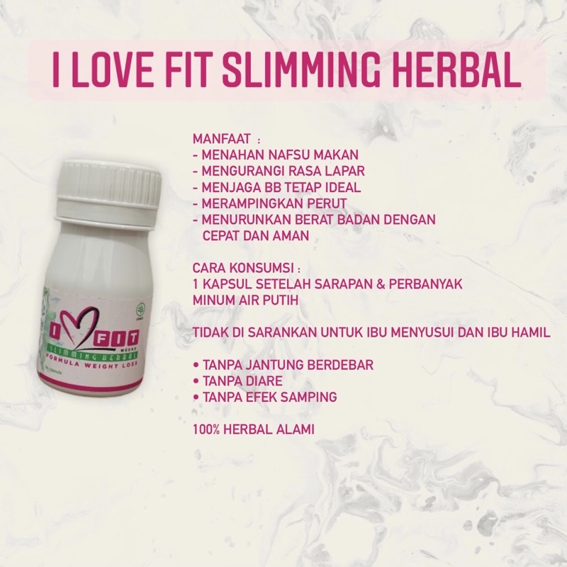 Jual I LOVE FIT SLIMMING JAMU / FAT2FIT GANTI NAMA JADI I LOVE FIT ...