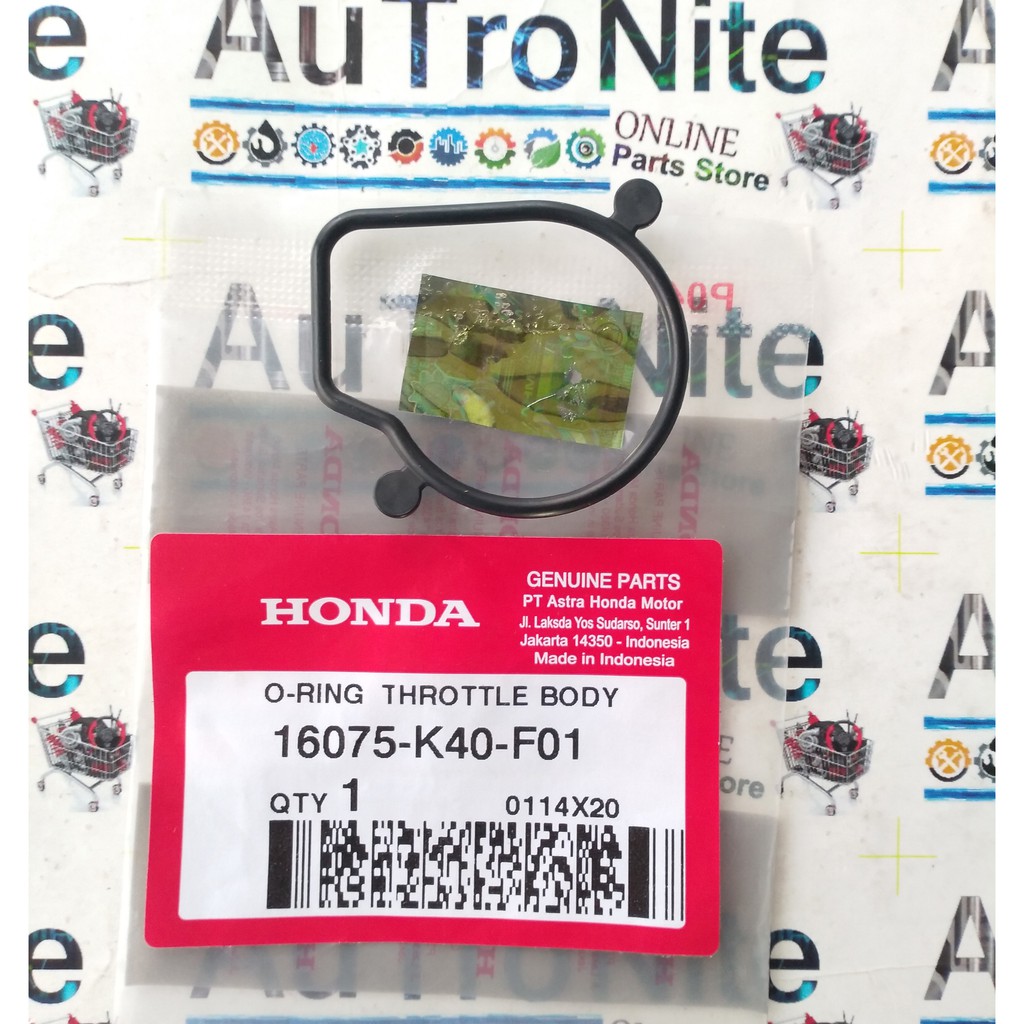 Jual O-Ring Seal Throttle Body Intake 16075-K40-F01 Original Honda ...