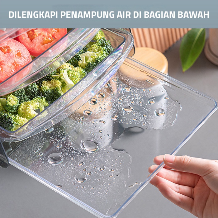 Jual GM Bear Rak Susun Rak Dinding Dapur Food Tray Daging Sayur Praktis ...