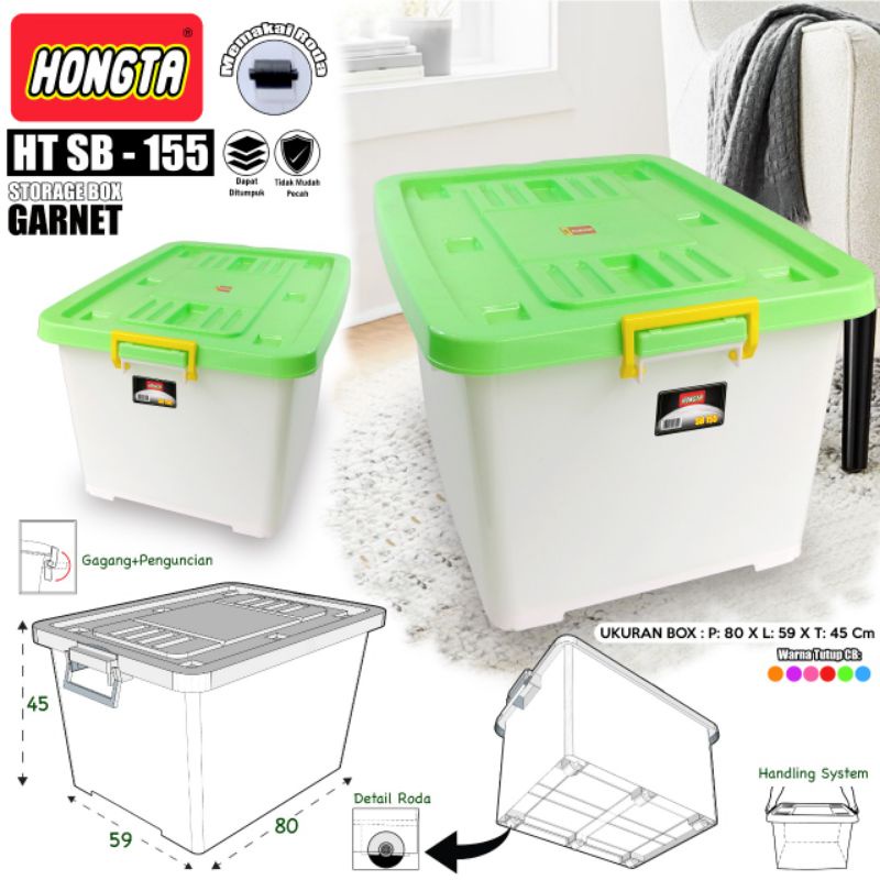 Jual HONGTA - Container kontainer SB 155 - Storage Box / Tempat ...