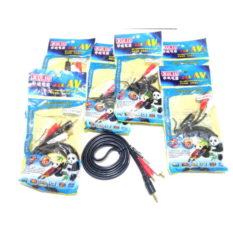 Jual kabel rca 2 in 1 3.5mm jack hp | Shopee Indonesia