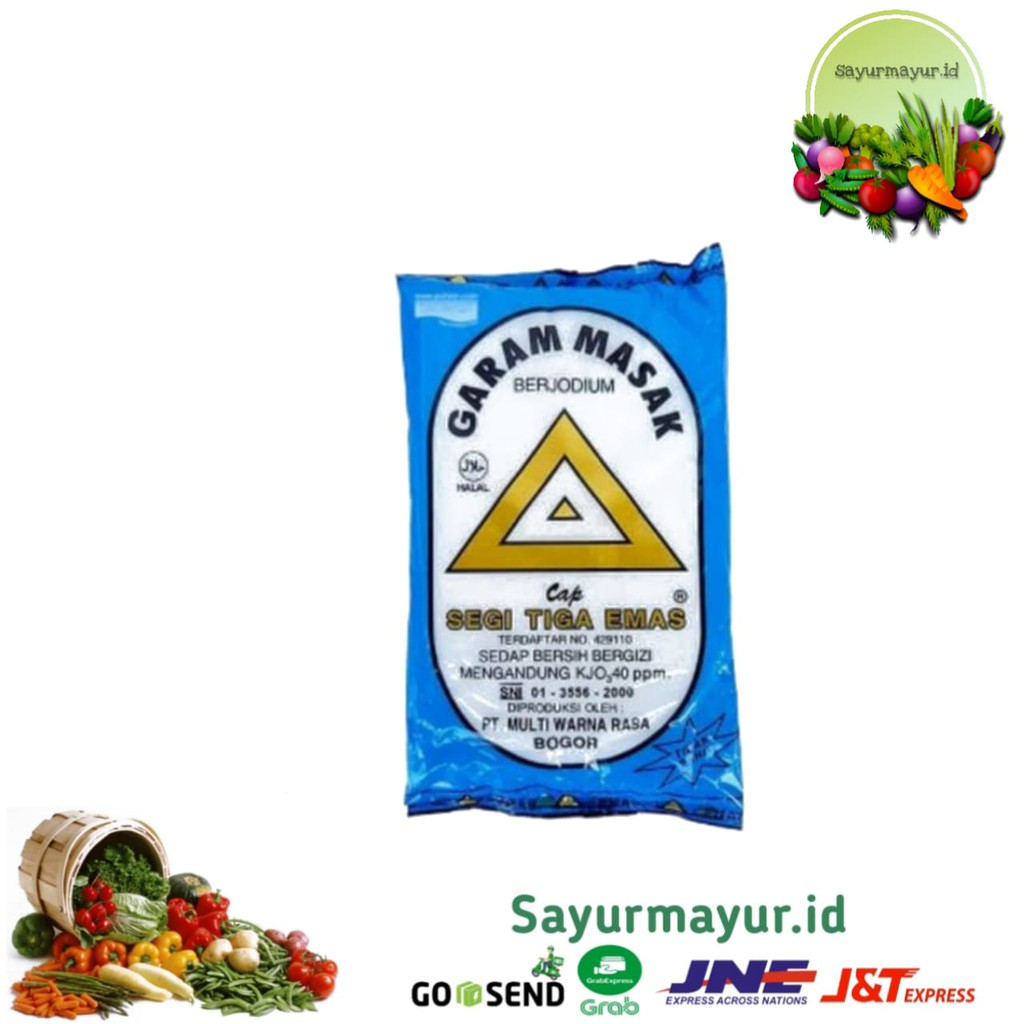 Jual GARAM MASAK CAP SEGITIGA EMAS | Shopee Indonesia