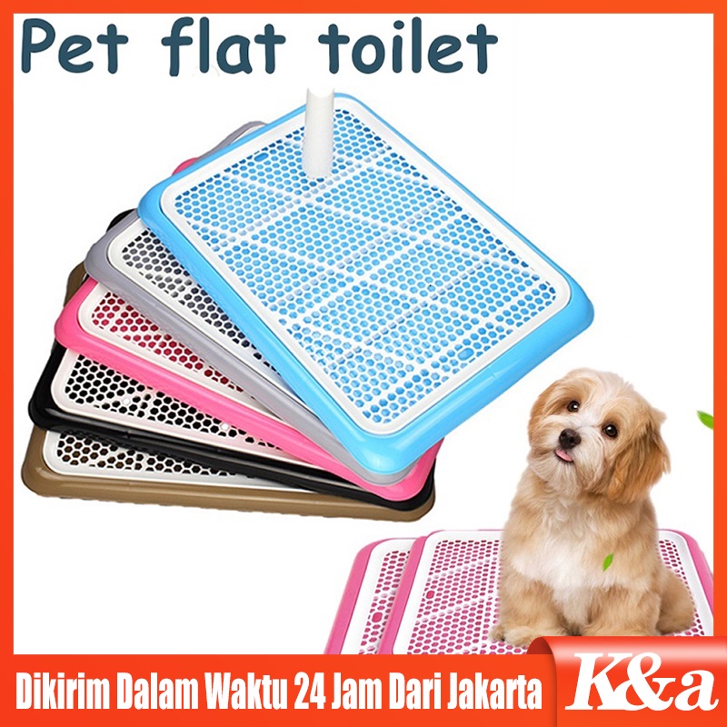 Jual UkuranS/M Medan Pet Toilet Anjing / Pee Poop Training Pad Tray ...