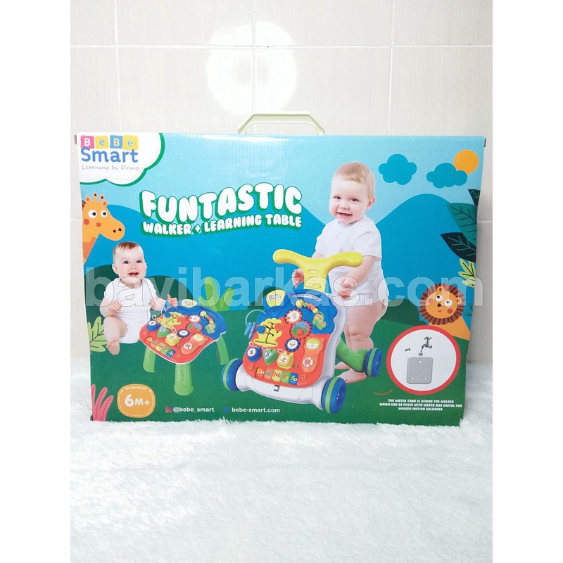 Jual BEBE SMART Push Walker + Learning Table Funtastic (NEW) | Shopee ...
