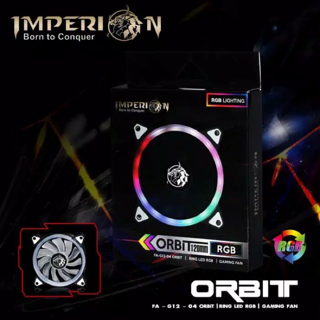 Jual Fan / Kipas RGB Gaming Imperion FA-G12-04 Orbit 120mm | Shopee ...