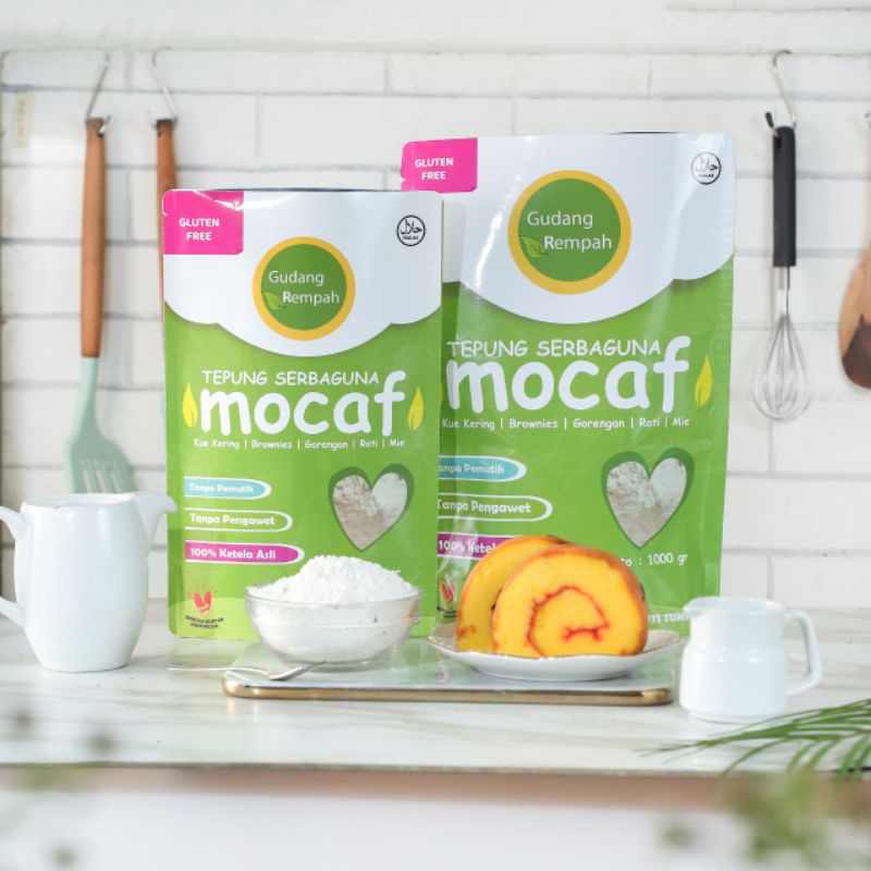 Jual TEPUNG MOCAF SERBAGUNA SEHAT GLUTEN KEMASAN POUCH | Shopee Indonesia