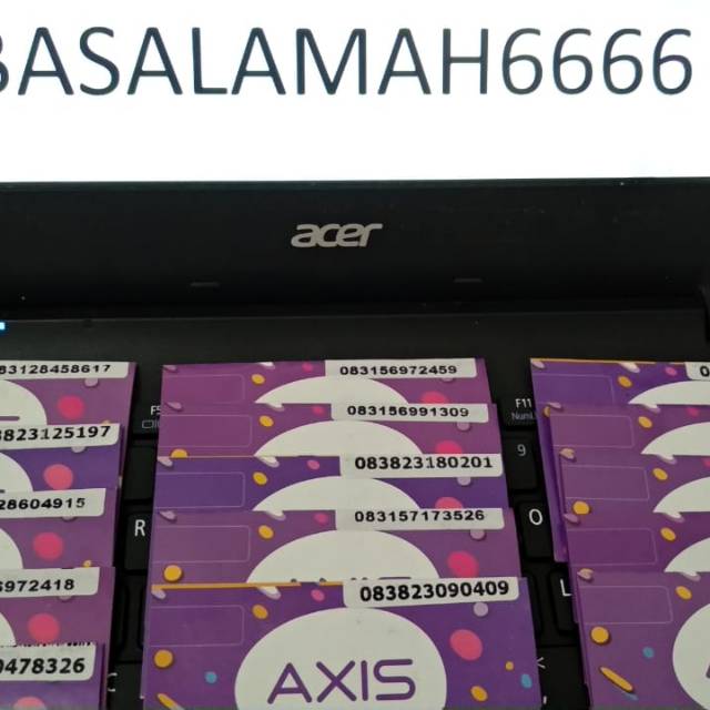 Jual perdana axist sudah aktif bisa teima otp lngsung sms dan call ...