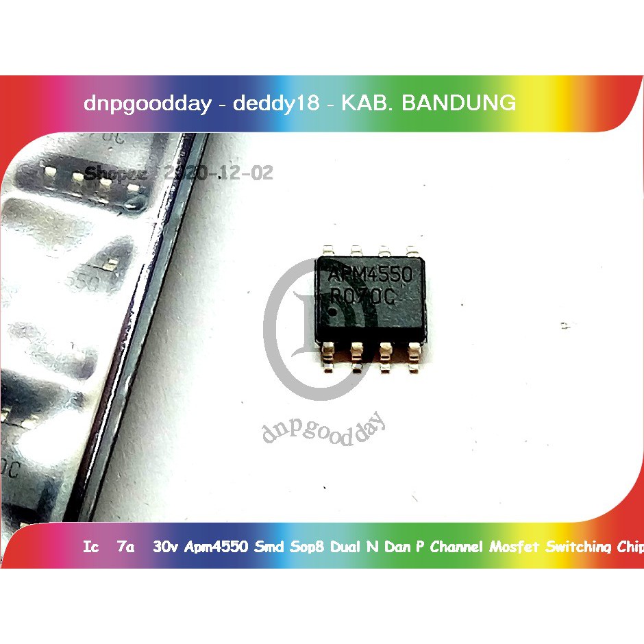 Jual Ic 7a 30v Apm4550 Smd Sop8 Dual N Dan P Channel Mosfet Switching Chip | Shopee Indonesia