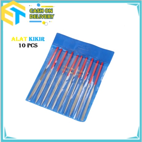 Jual Alat Kikir Mini Besi dan Kayu Stainless Setkomplit 1 Set 10 pcs ...