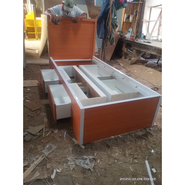 Jual Dipan storage / Divan ranjang tempat tidur laci bawah ukuran 120 x ...