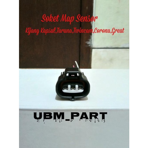 Jual Soket Socket Map Sensor Taruna,Great,Corona,Twincam,Taruna uR~mtr ...