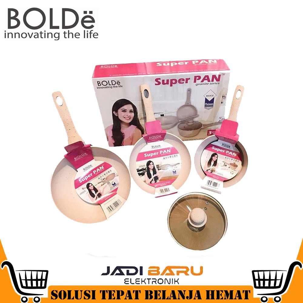 Jual (READY COD) (HARGA PROMO) BOLDe SUPER PAN BEIGE SET WAJAN PANCI ...