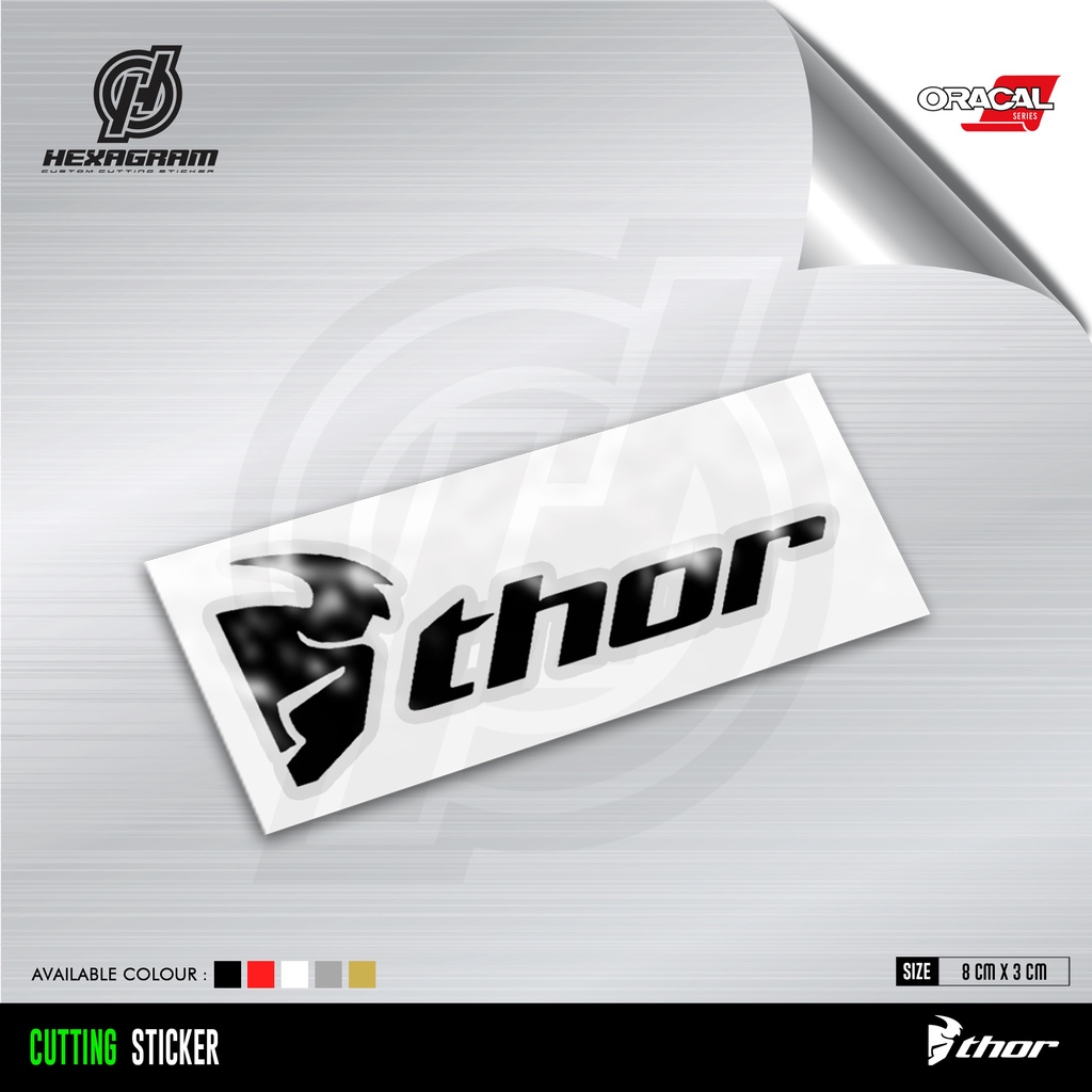 Jual Cutting Sticker THOR Racing | Stiker THOR Racing | THOR Racing ...