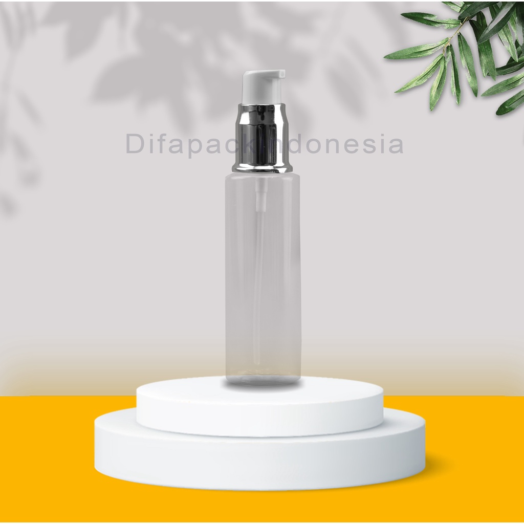 Jual Botol rf 60ml pump treatmen silver body natural | Shopee Indonesia