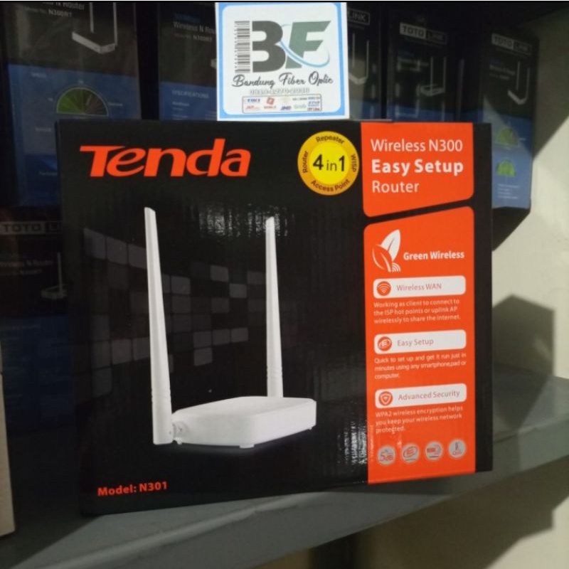 Jual Tenda N301 N300 300 Mbps 2 Antena Wireless Router | Shopee Indonesia