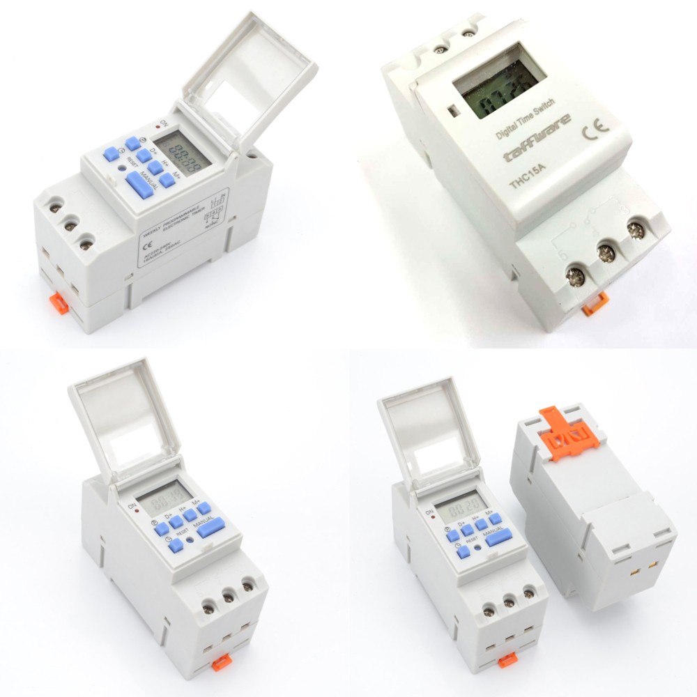 Jual Saklar Listrik Timer Programmable Time Switch Relay 16A 220V 2000W ...