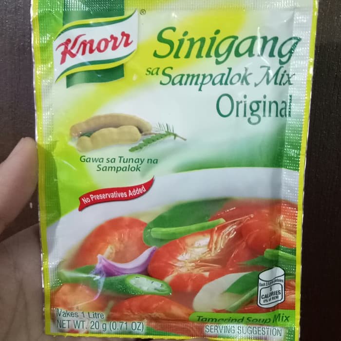 Jual Knorr Sinigang Sa Sampalok / Tamarind Soup Mix / Bumbu Sayur Asam | Shopee Indonesia